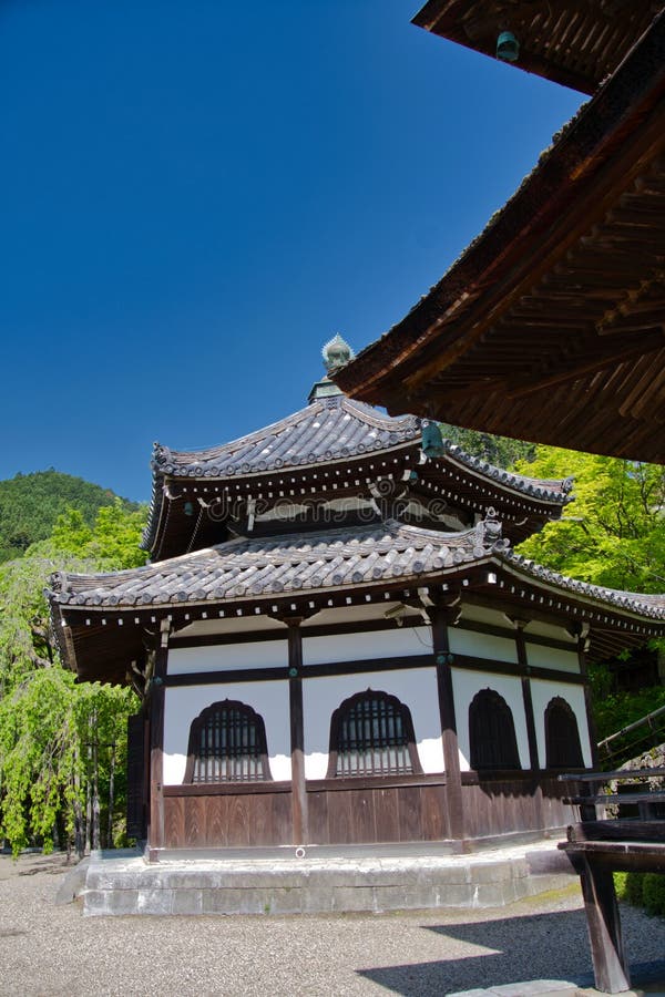 The Hexagonal Hall of Yoshimine-dera Temple. Kyoto Japan Stock Image ...
