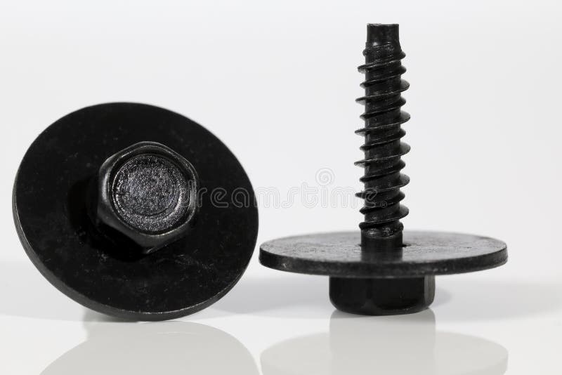 Hexagonal head screws stock photo. Image of sharp, industry - 200784100