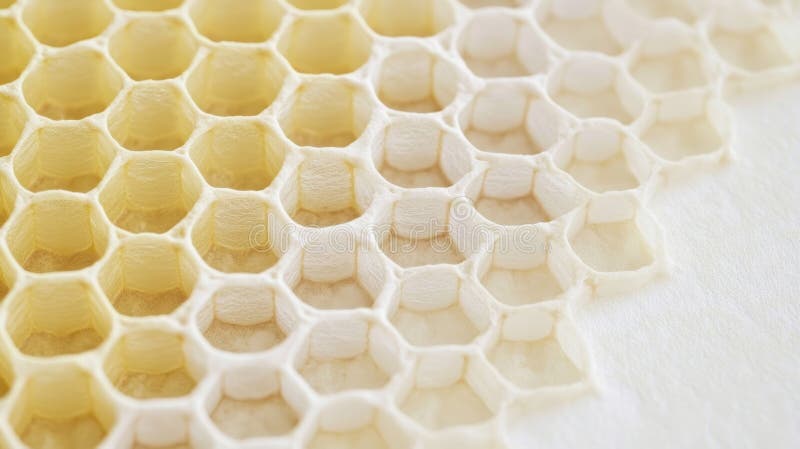 The Honeycomb Pattern, a Combination of Watercolors, Painted with Digital and Lively Abstract ...