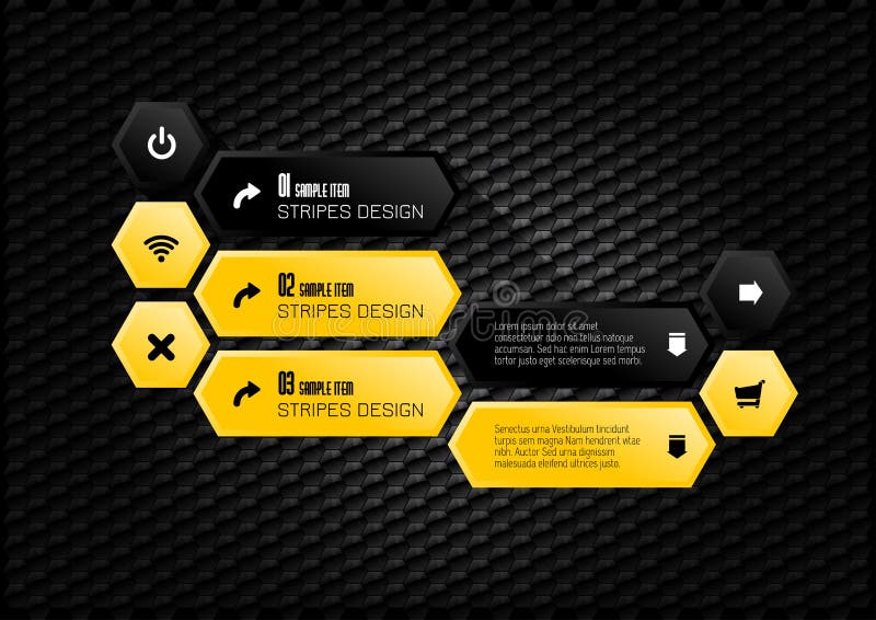 Hexagonal Layout stock vector. Illustration of mosaic - 54511871