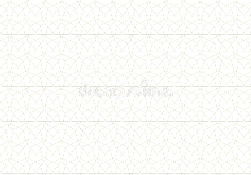 Hexagonal Line Pattern Background. Vector Stock Vector - Illustration ...