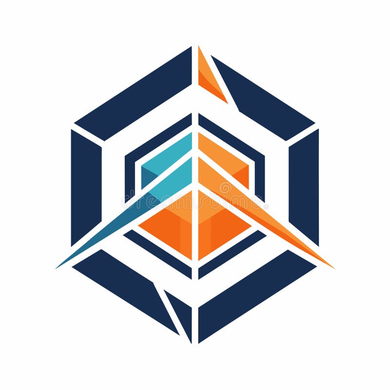 A Hexagonal Logo Representing Progress and Advancement in a Modern ...