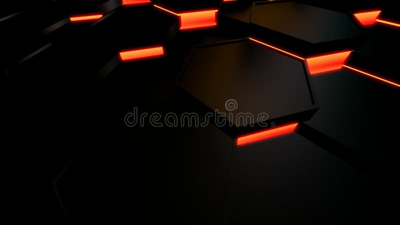 Hexagonal motion tile stock footage. Video of glow, loops - 37201407
