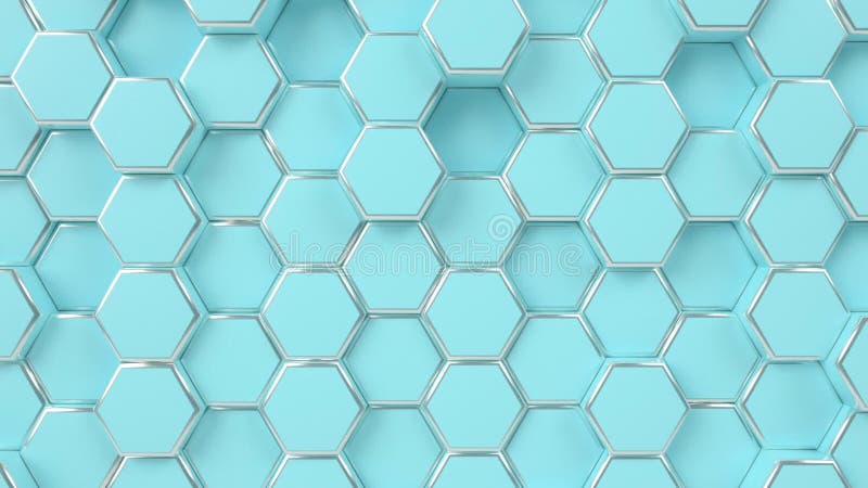 Hexagonal Moving Looping Background. Animated Hexagons, Honeycomb ...