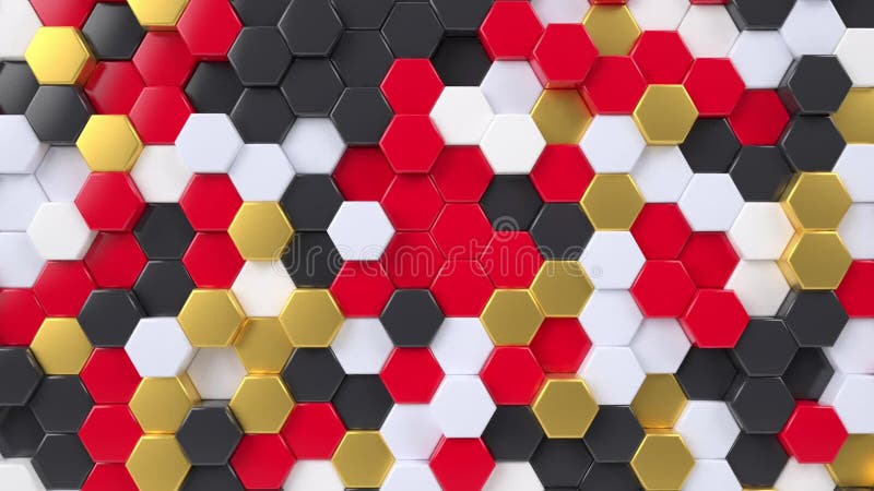 Hexagonal Moving Looping Background. Animated Hexagons, Honeycomb ...