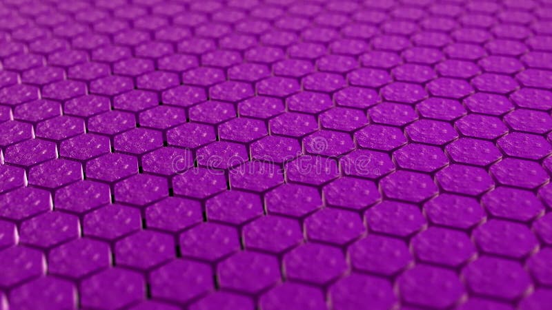 Hexagonal Neon Layered Abstract Purple Shapes, Field of Geometric ...
