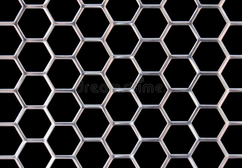 Hexagonal Pattern stock photo. Image of close, link, chain - 8446434