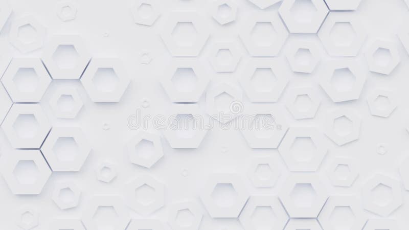 Hexagonal Pattern with Honeycomb Shapes, Moving Hexagons Seamless ...