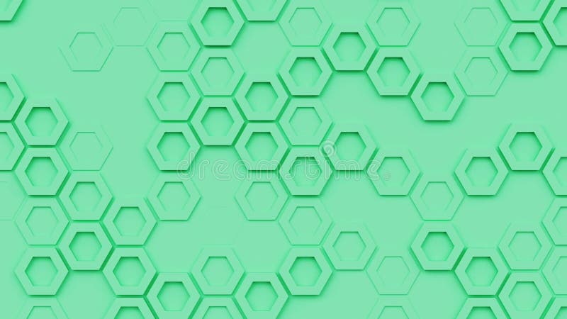Hexagonal Pattern with Honeycomb Shapes, Moving Hexagons Seamless ...