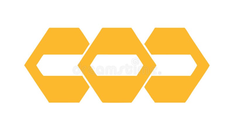 Hexagonal Pattern Icon, Representing Structure or Connection , Vector ...