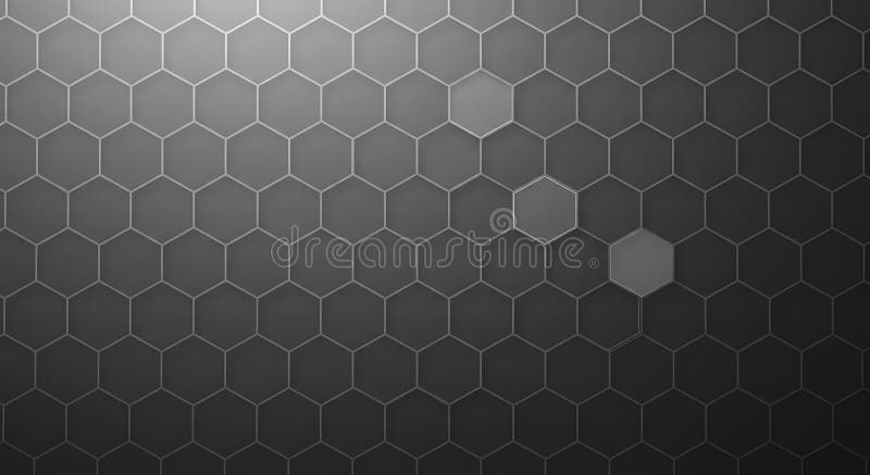 Hexagonal Pattern of Interlocking Shapes on a Dark Gray Background. the ...