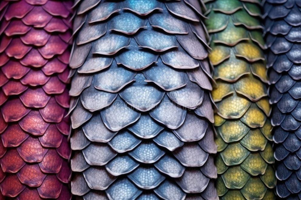 Hexagonal Pattern on a Reptiles Scale Stock Photo - Image of natural ...
