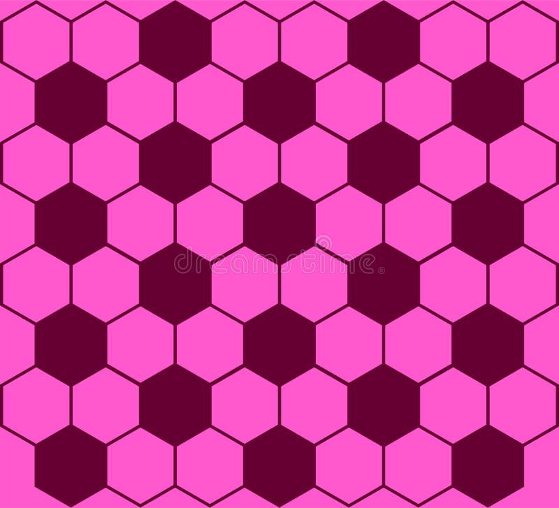 Hexagonal Pattern Shaped Like Soccer Ball Motif Background Stock Vector ...