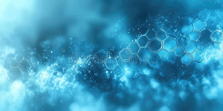 Hexagonal Patterns Create a Vibrant Abstract Background with Flowing ...