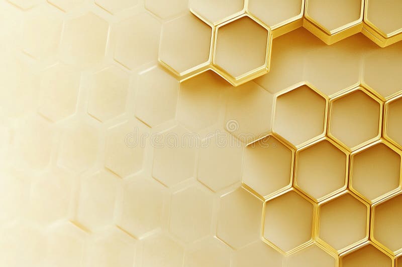 Hexagonal Patterns Create a Visually Appealing Texture in Shades of ...