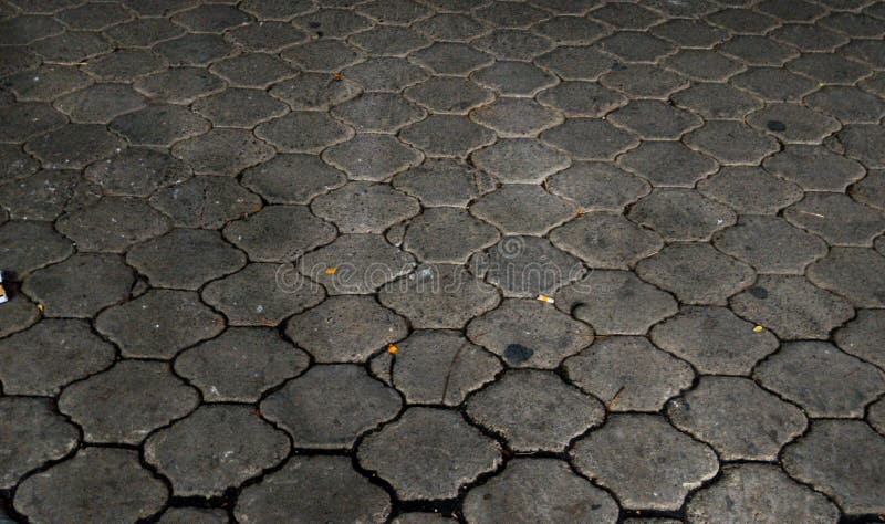Hexagonal Paving Blocks, Floor Bricks Stock Photo - Image of flooring ...