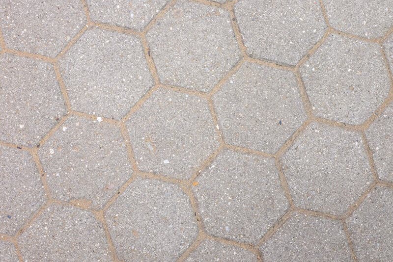 Hexagonal Paving Blocks Pattern and Texture Background Stock Image ...