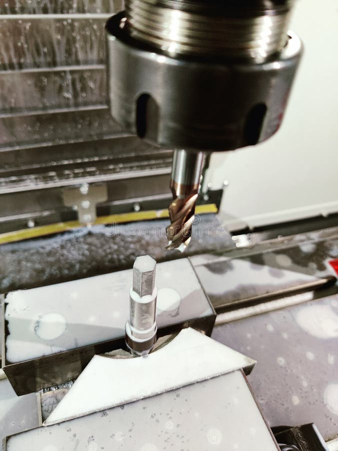 Hexagonal Punch Making on CNC Milling Machine with End Mill Cutter ...