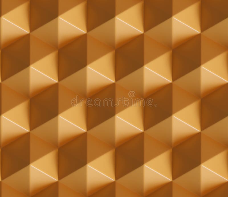 Hexagonal Pyramids Background. Seamless Pattern Stock Illustration ...