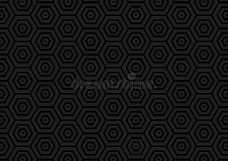 Hexagonal Seamless Geometric Shape Patterns Background Design Stock ...
