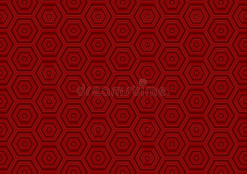 Hexagonal Seamless Geometric Shape Patterns Background Design Stock ...