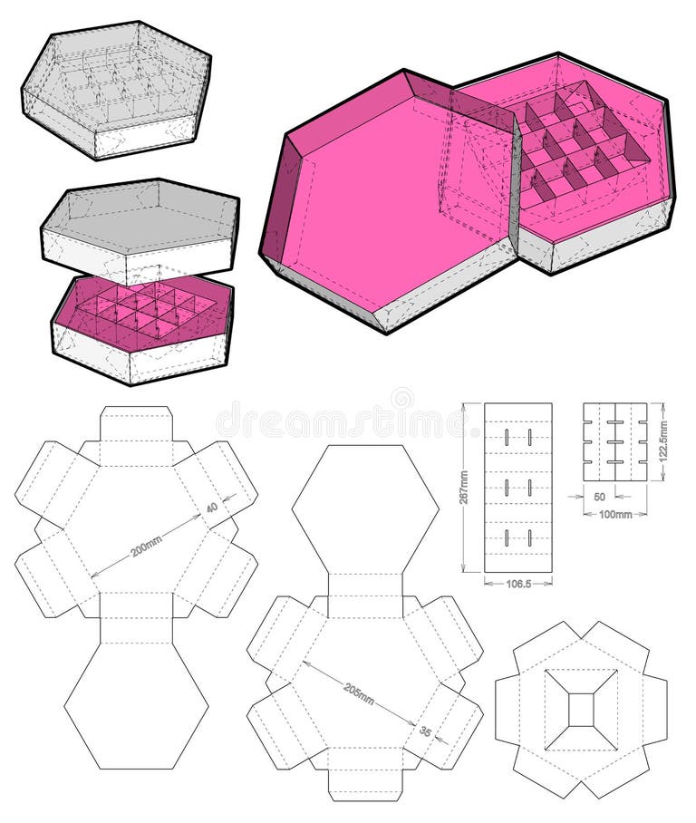 Hexagonal Packaging Stock Illustrations – 1,172 Hexagonal Packaging ...