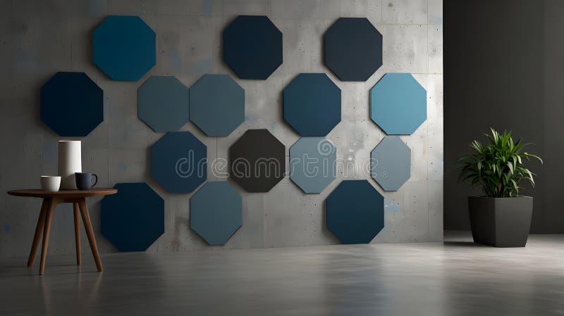 Hexagonal Sound Absorption Panels Creating a Minimalist and Modern ...