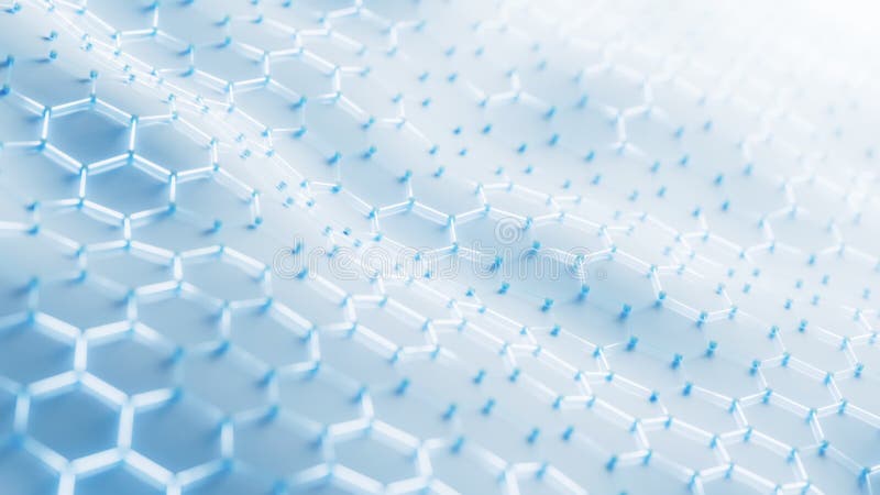 Hexagonal Structure Background, 3d Rendering Stock Video - Video of shape, honeycomb: 275363453