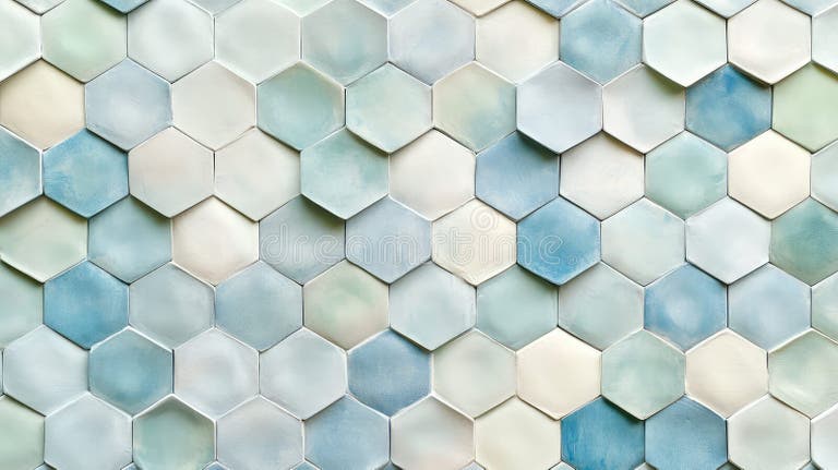 Hexagonal Subtle Geometric Background Stock Illustration - Illustration ...