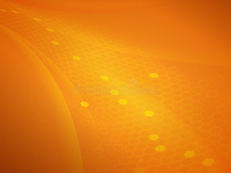 Hexagonal Super Nova stock illustration. Illustration of orange - 27513282