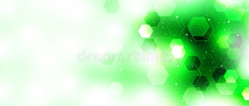 Hexagonal Technology Abstract Background Stock Illustration ...