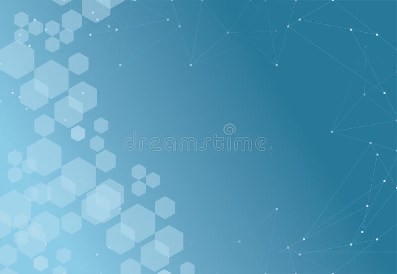Hexagonal Technology Abstract Vector Background. Abstract Geometric ...