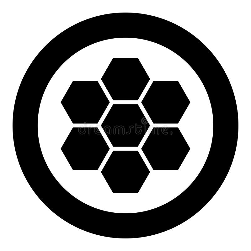 Hexagonal Technology Concept Hexagon Six Items Bee Sota Geometry Six ...