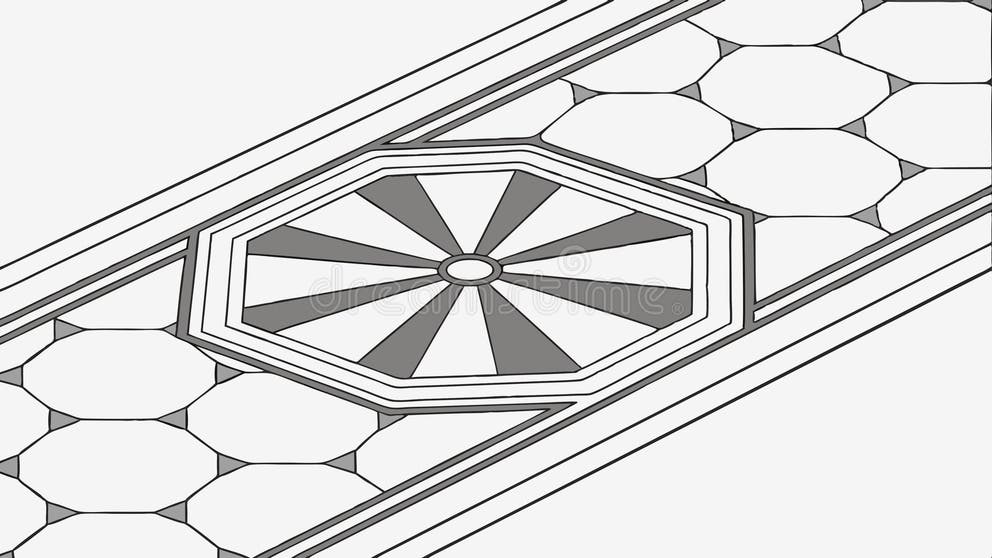 Hexagonal Tile Pattern, Geometric Design and Decorative Floor Vector ...