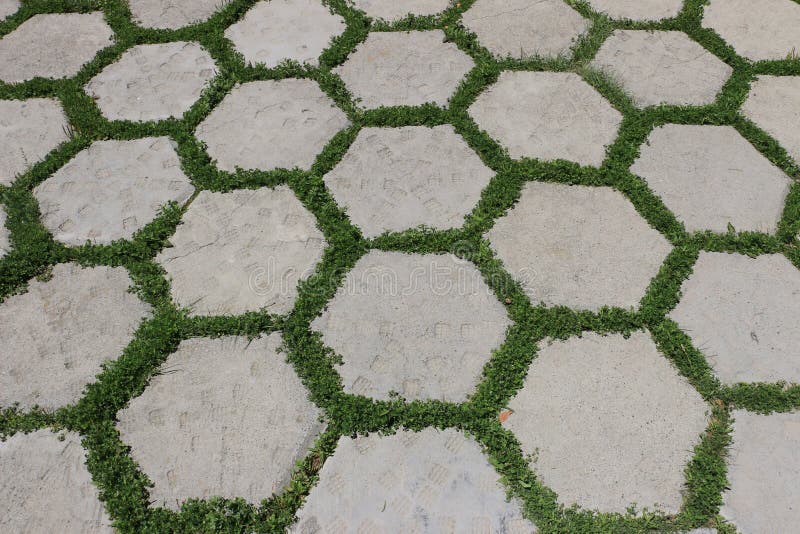 Hexagonal tiles stock image. Image of pattern, cobblestone - 45121777