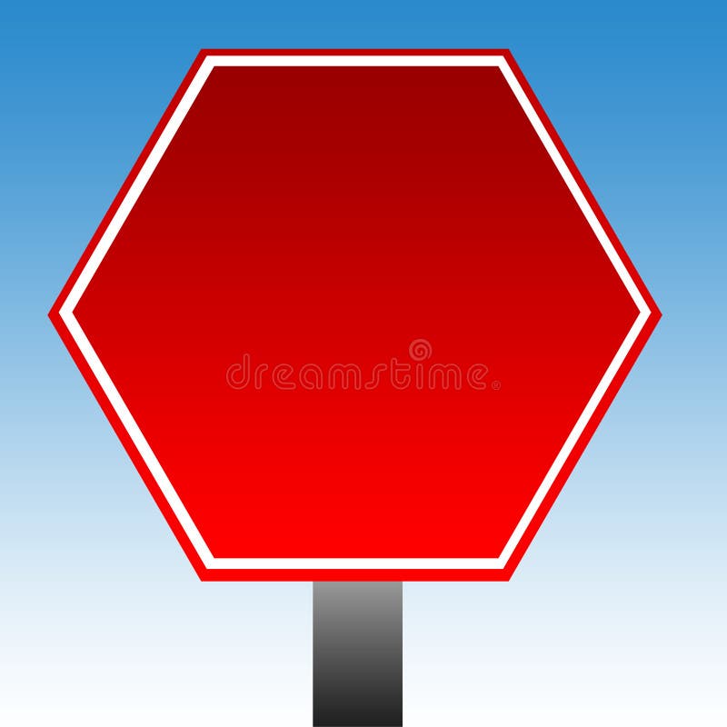 Blank Sign Post Notice Board Stock Illustration - Illustration of space ...