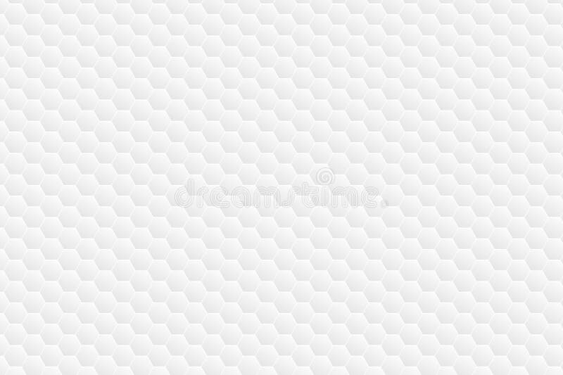 Hexagonal White Pattern. Abstract Modern Hexagon Background. White and ...
