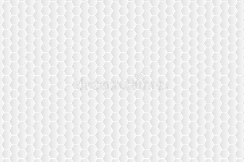 Hexagonal White Pattern. Abstract Modern Hexagon Background. White and ...