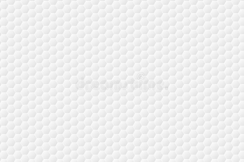 Hexagonal White Pattern. Abstract Modern Hexagon Background. White and ...