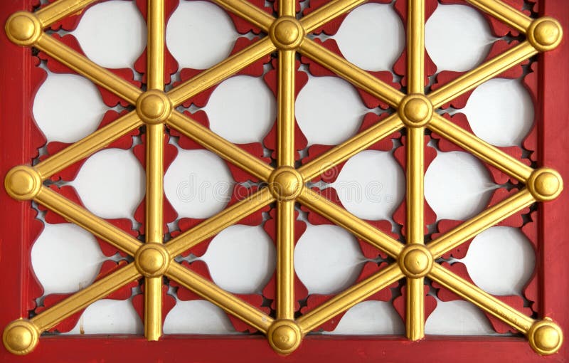 Hexagonal window stock image. Image of chinese, temple - 20825087