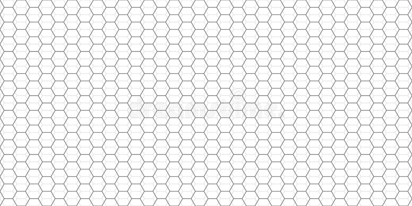 Abstract Hexagonal Grid Pattern Background Stock Illustrations – 43,472 ...