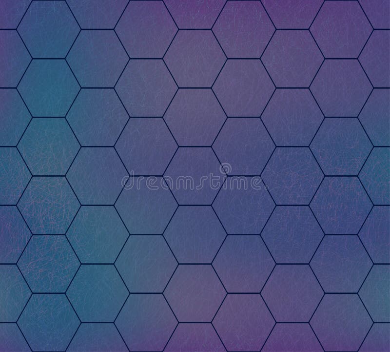 Hexagons Blue Pattern Seamless Texture. Geometric Shining Modern ...