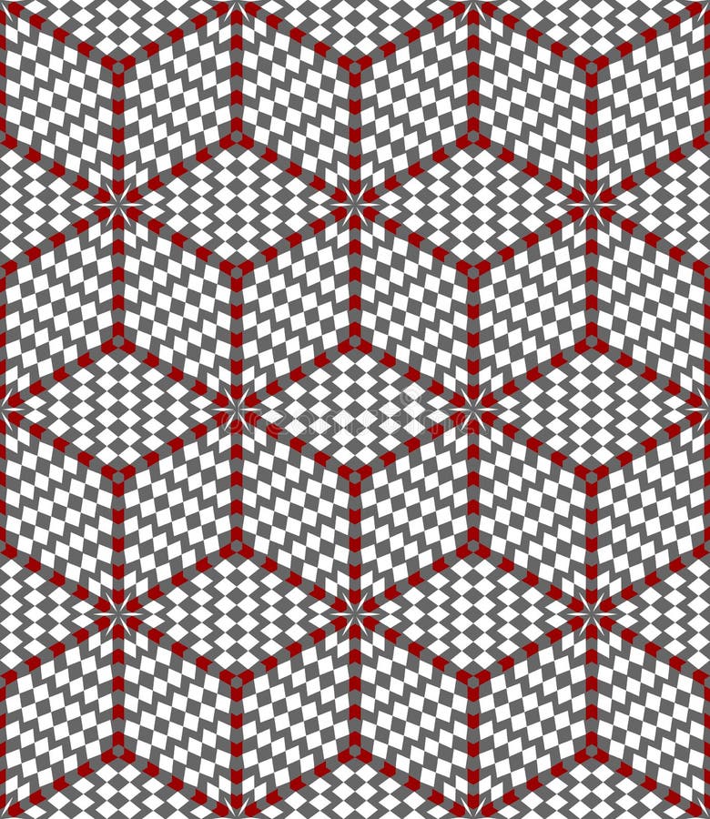 Optical Illusion Design. Abstract Op Art Pattern Stock Vector ...