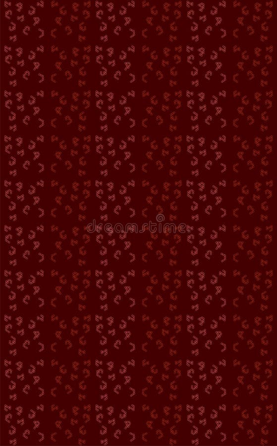 Hexagons are Joined in Two Colours To Develop a Unique Designon Mehroon ...