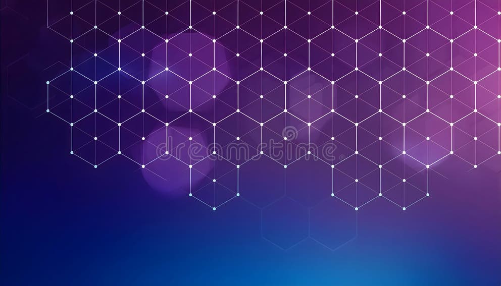 Hexagons Pattern. Geometric Abstract Background with Simple Hexagonal ...