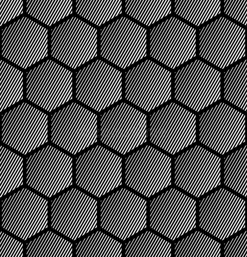 Hexagons Pattern. Seamless Geometric Texture Stock Vector ...