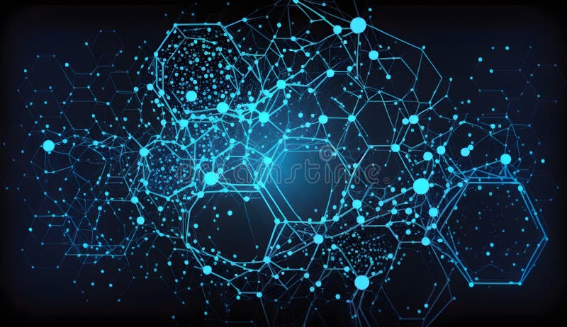 Hexagons Shape Global Network Connections with Points and Lines ... Hexagons Shape Global Network Connections with Points and Lines ...