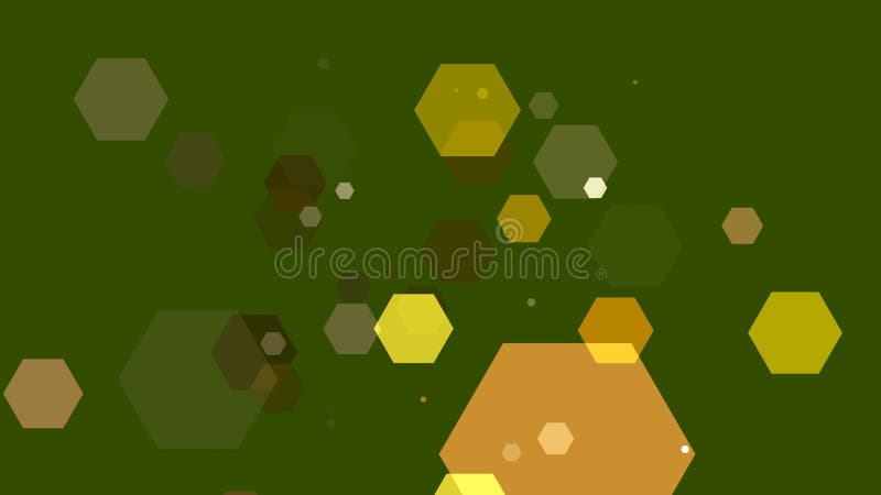 Hexagons Spring Up on a Colorful Background Stock Illustration ...