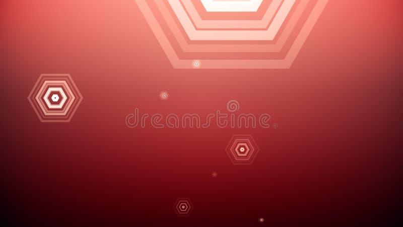 Hexagons Spring Up on a Colorful Background Stock Illustration ...