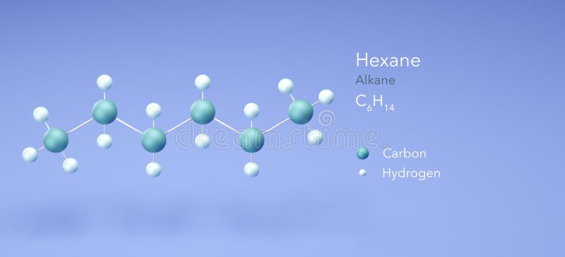 Hexane, Molecular Structures, Alkane, 3d Model, Structural Chemical ...